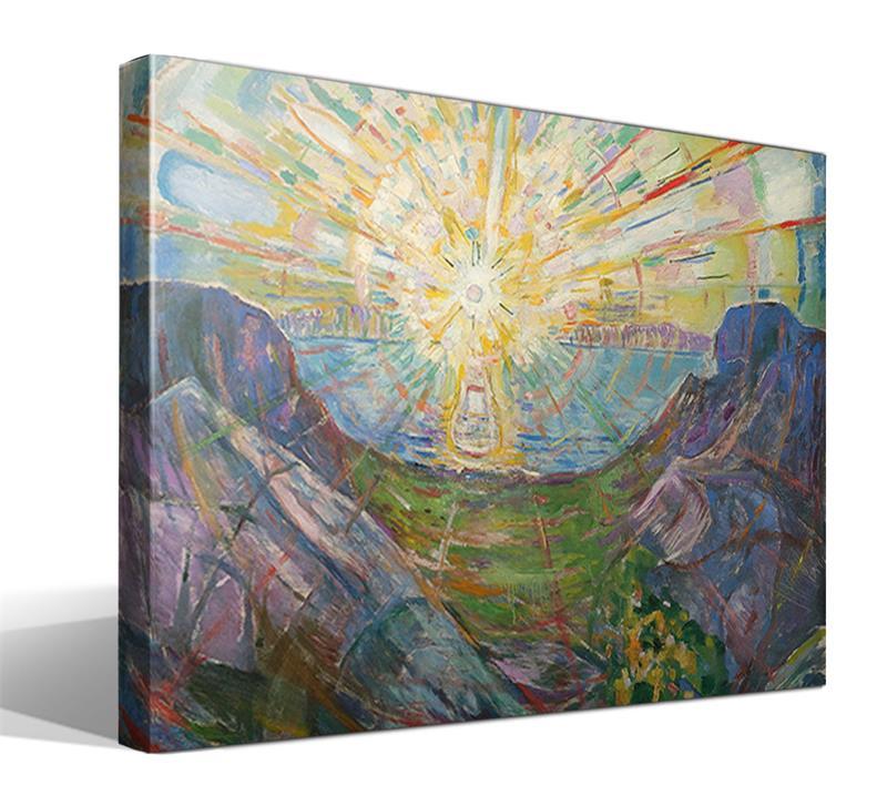 Cuadro Canvas El Sol Versión 2 de Edvard Munch - Imagen alta resolución ...