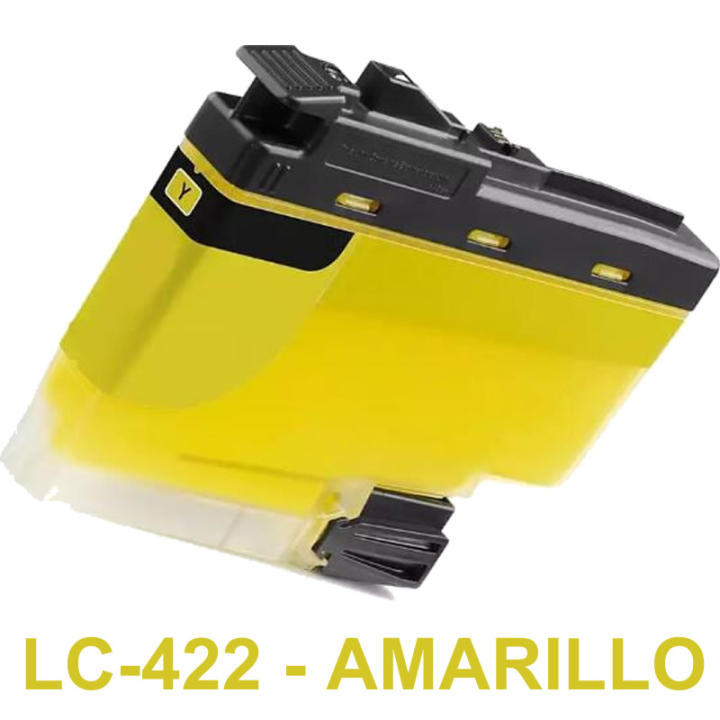 Brother LC-422 XL Pack 4. Compatible para impresoras Brother. Genérico ...