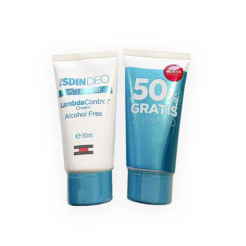 ISDIN Deo Lambda Control Crema 48h Alcohol Free 2x50 ml | Miravia