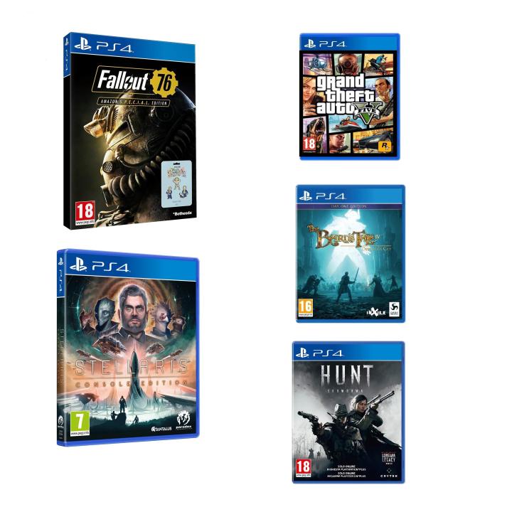 Fallout 76 Amazon Special Edition Ps4 + GTAuto V Premium Edition Ps4 ...