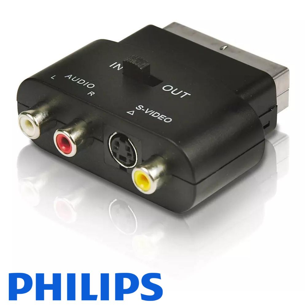PHILIPS SWV2562W/10 - Adaptador de Audio, Euroconector a Estéreo ...