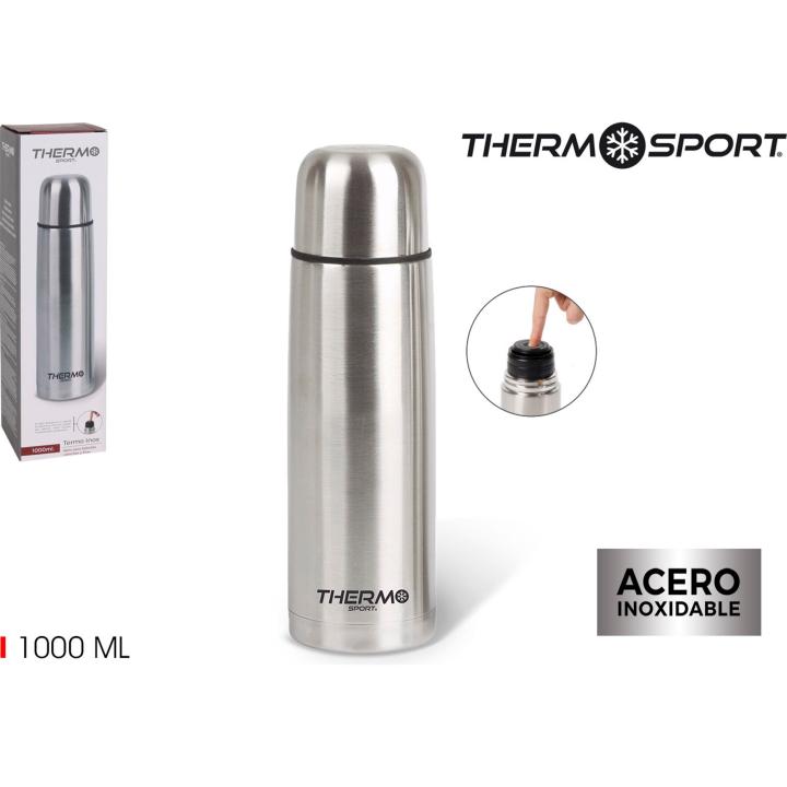 THERMOSPORT | TERMO INOXIDABLE 1000ML - Botella Termo de Acero ...