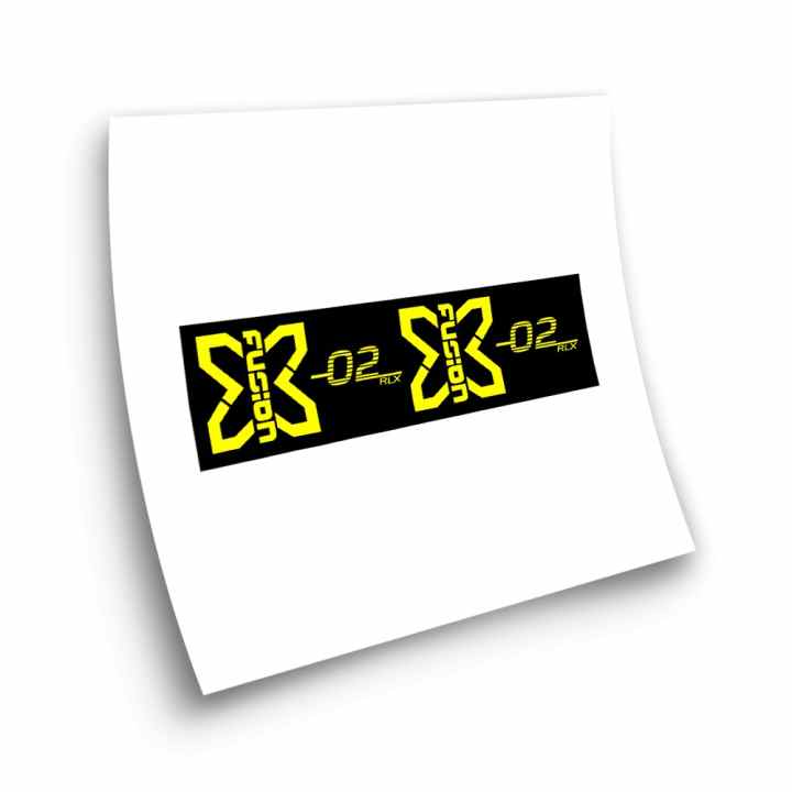 Pegatinas compatibles con amortiguador bici X-Fusion 02 RLX mod-2 | Miravia