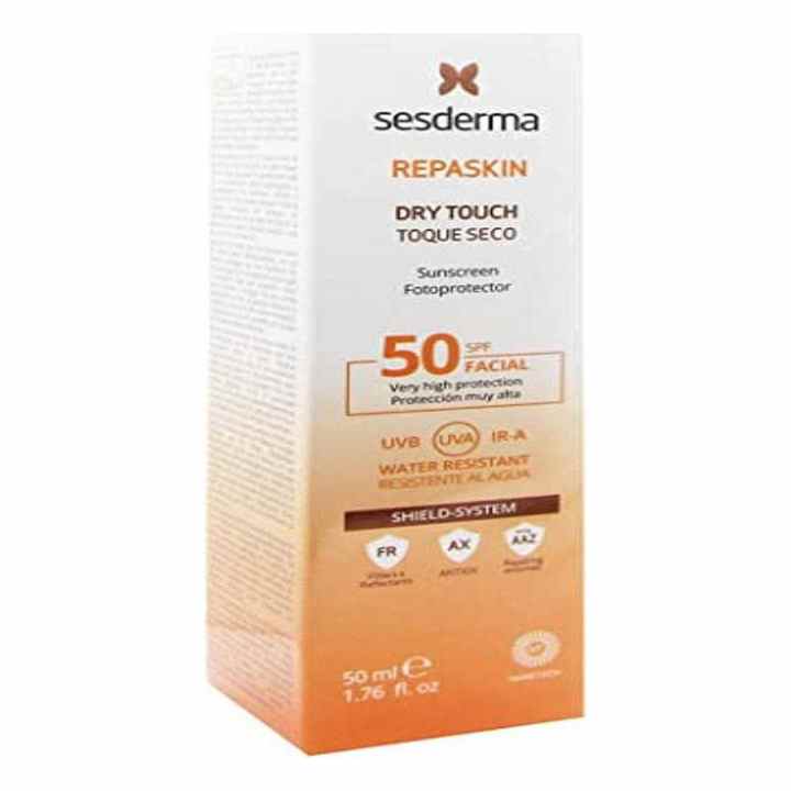 Protector Solar Facial Sesderma Repaskin Dry Touch SPF 50 (50 ml) | Miravia