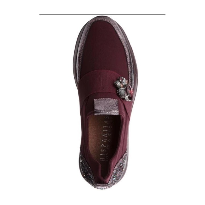 Shoes Deportivo marca Hispanitas para mujer en color burdeos | Miravia