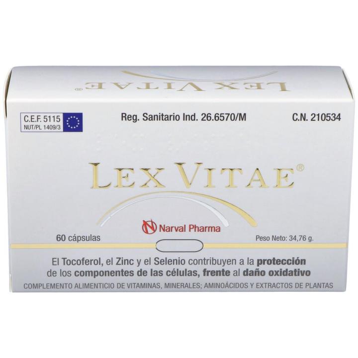 Lex Vitae (Uso Interno) Blister 60Cap. | Miravia