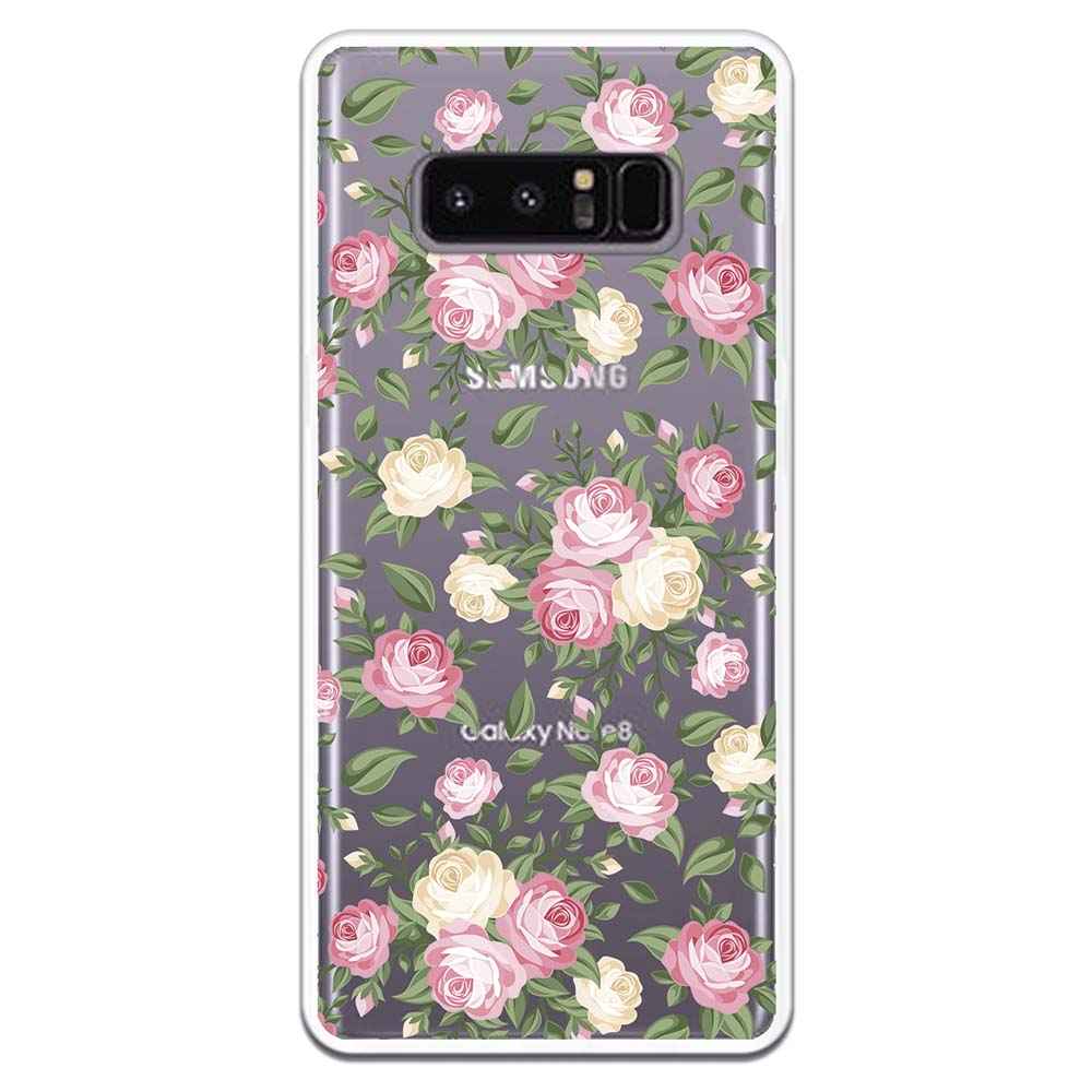 Carcasa para Samsung Galaxy Note 8 - Patron rosas | Miravia