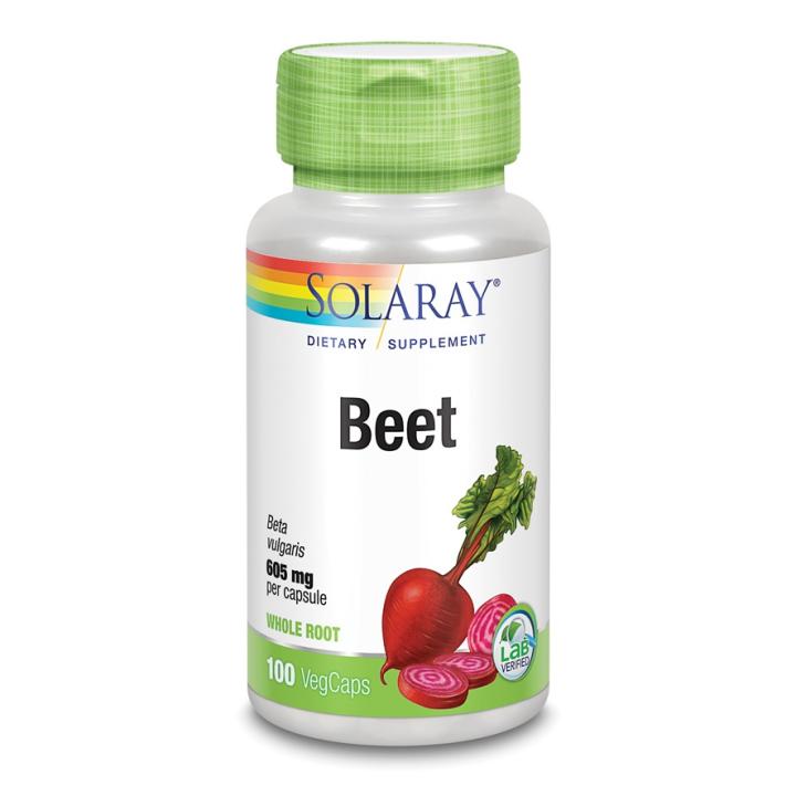 Solaray Remolacha Beet Root | Suplemento Alimenticio 100 Cápsulas | Miravia