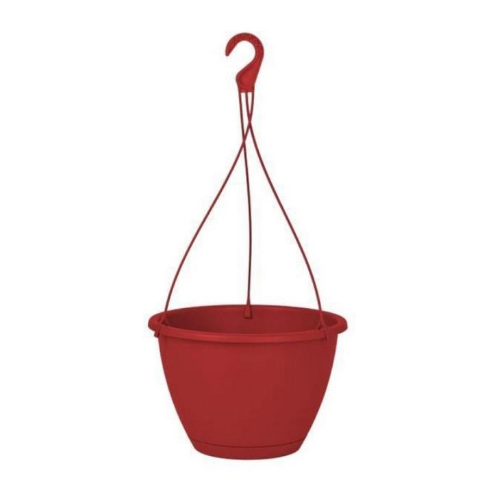 Maceta Colgante Artevasi Rojo Oscuro 31 x 31 x 20,5 cm | Miravia