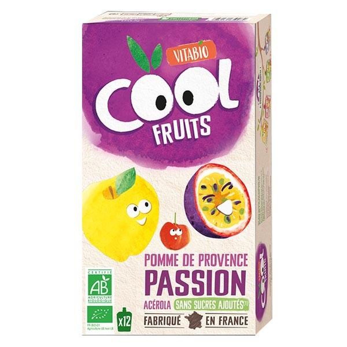 Pack cool fruits manzana y fruta de la pasión - Babybio | Miravia