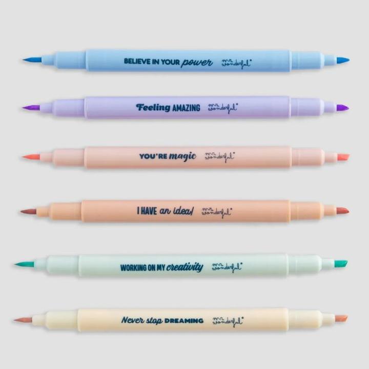 Set de Rotuladores-subrayadores Mr. Wonderful | Miravia