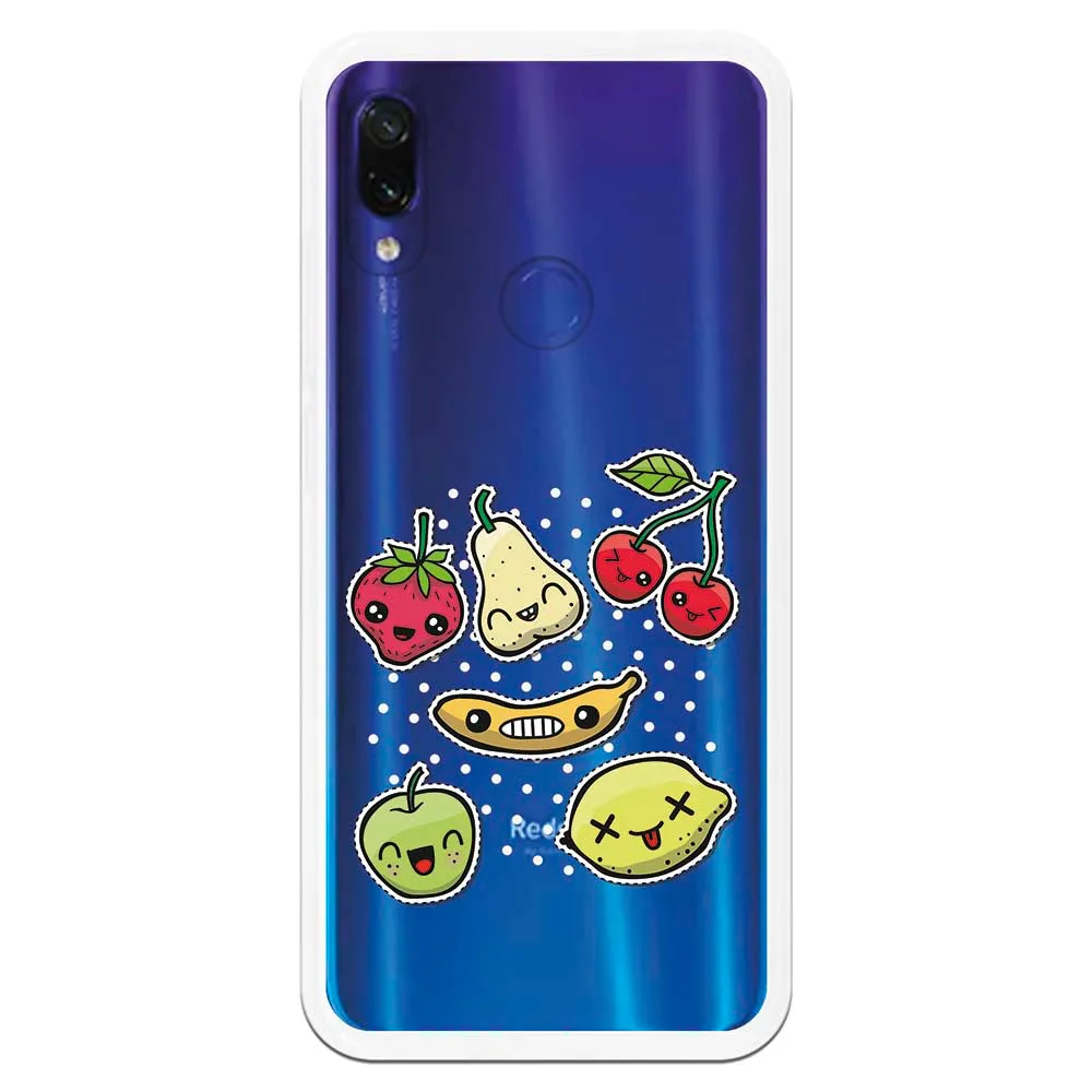 Funda compatible con Xiaomi Redmi Note 7-Note 7 Pro - Frutas Sticker ...