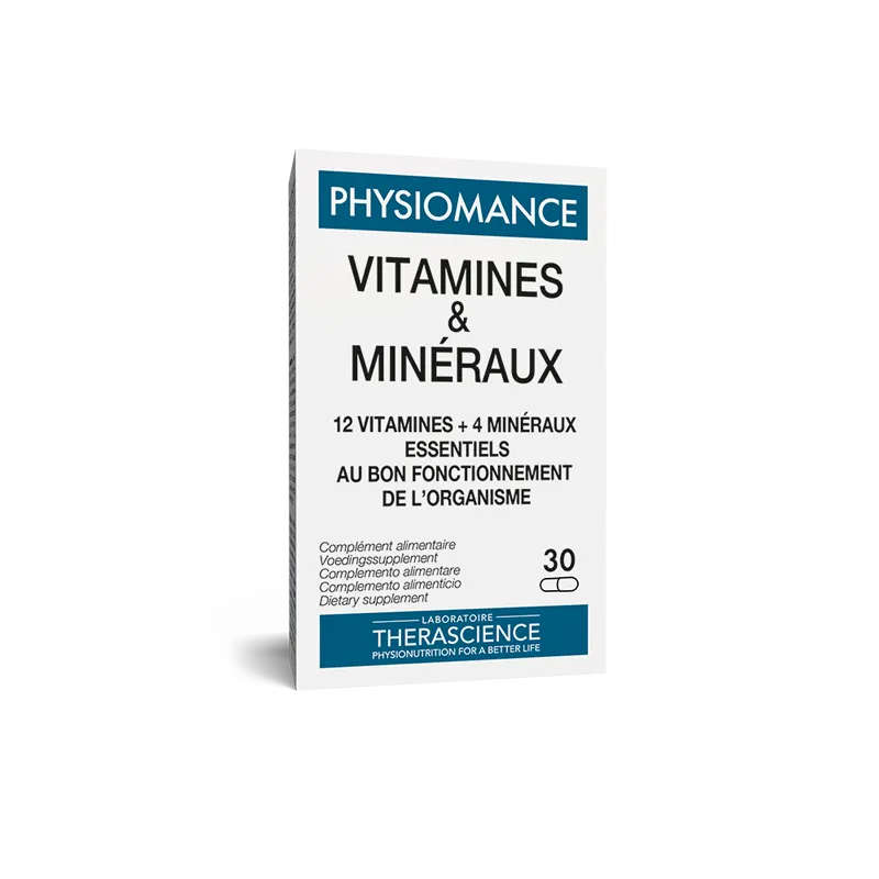Vitaminas y Minerales 30 cápsulas | Therascience | Miravia