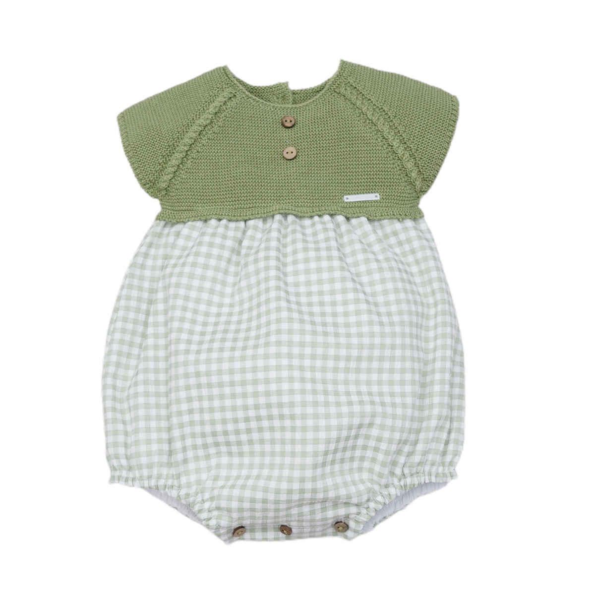 Ropa de bebé. Pelele. Colección Baby Vichy. Pangasa Baby | Verano 2023 ...