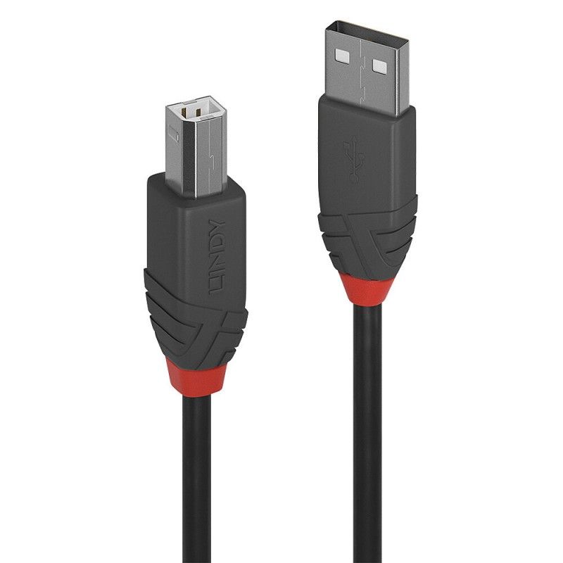 LINDY CABLE USB 2.0 TIPO A A B, LINEA ANTHRA, 7.5M Raíz Conectividad y ...