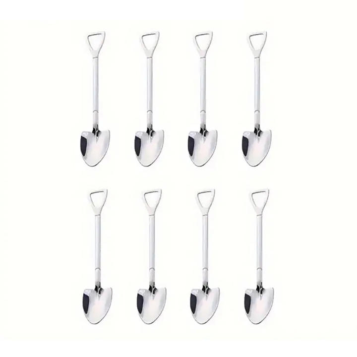 SET X 24 CUCHARILLA DE CAFÉ DE ACERO INOXIDABLE EN FORMA DE PALA ...