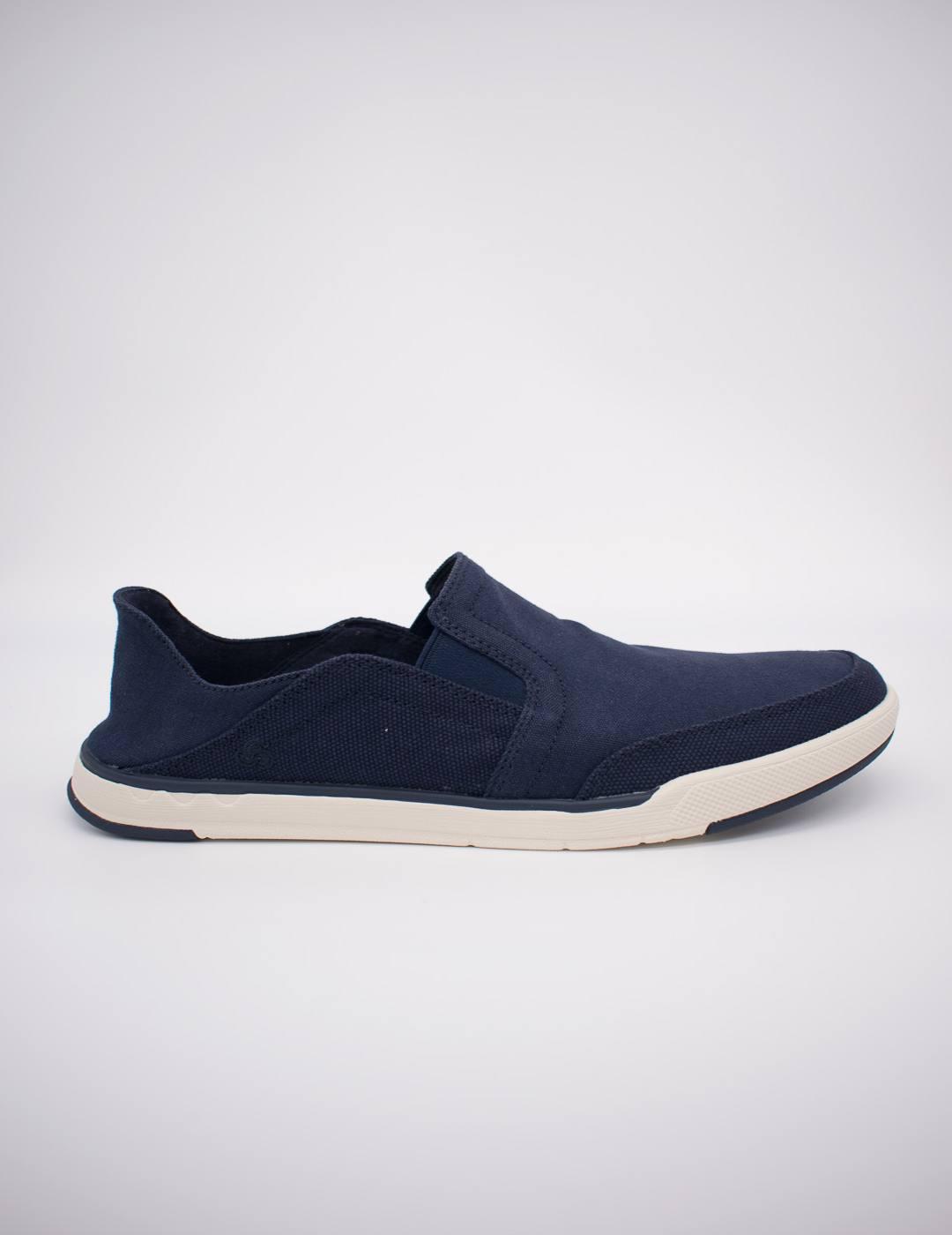 Zapato Clarks mod. step isle row navy canvas de hombre | Miravia