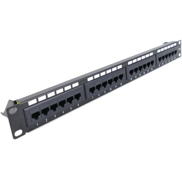 Patch panel 24 x RJ45 UTP cat.6 1Gb Ethernet - RackMatic | Miravia