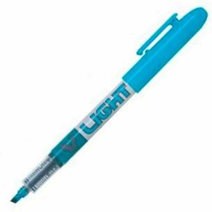 Pilot-Marcador Fluorescente Pilot V Light Azul 12 Unidades | Miravia