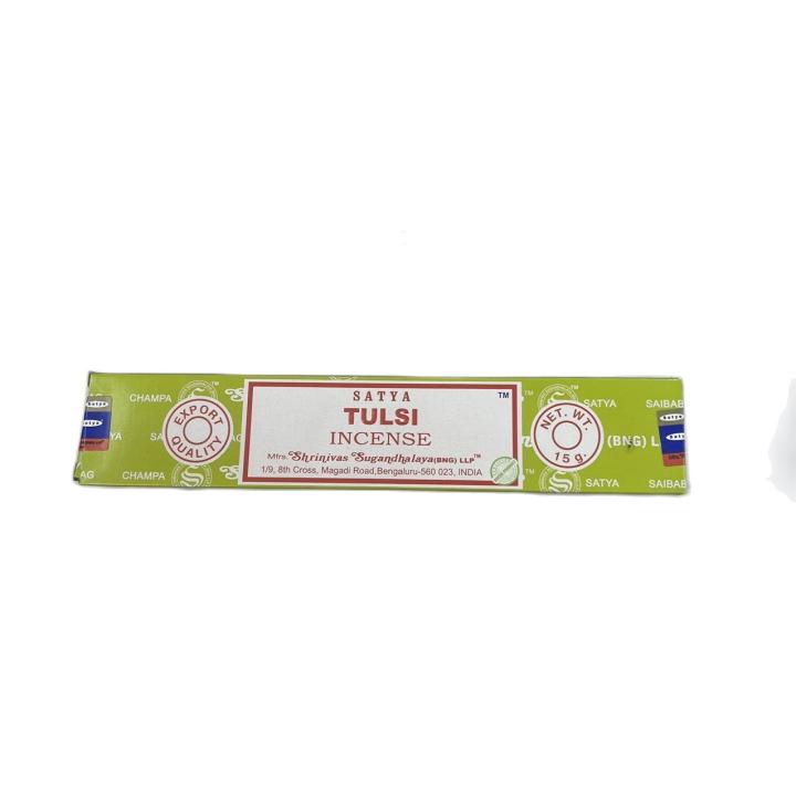 SATYA Caja de Inciensos 15g PALO SANTO - NAG CHAMPA - SUPER HIT ...