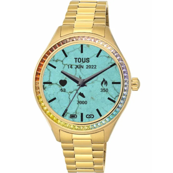 Reloj Tous Smartwatch Mujer T-Shine Connect Acero IP dorado y ...