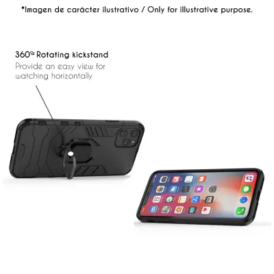 Funda iron man Apple iPhone 12 Pro Max (5G) 6.7", armadura híbrido, con ...