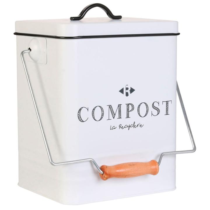 CUBO METAL PARA COMPOSTAJE 5 L | Miravia