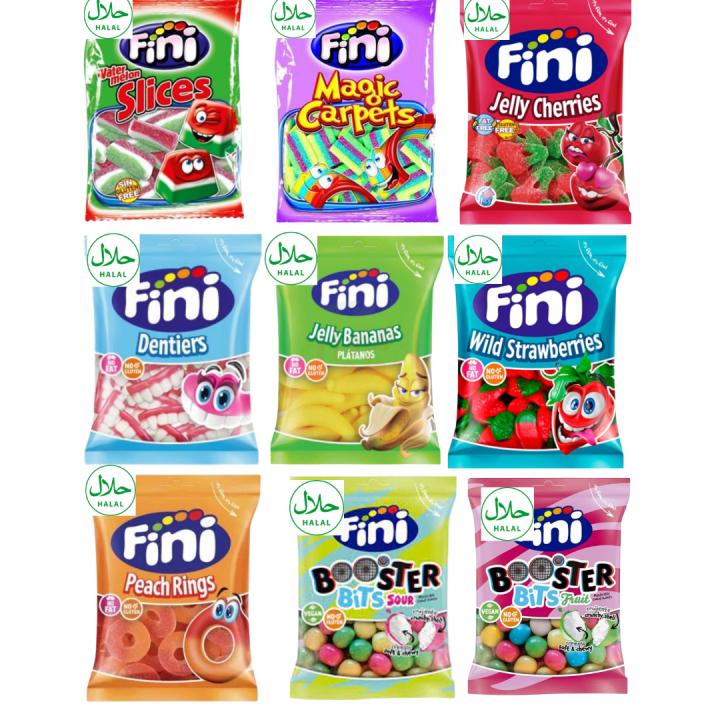 🍬 🍬 GOMINOLAS MARCA FINI BOLSAS PARA LLEVAR GRAN VARIEDAD DE SABORES DE ...