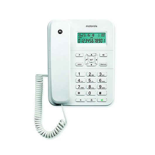 TELEFONO MOTOROLA CT202 BLANCO CON DISPLAY | Miravia