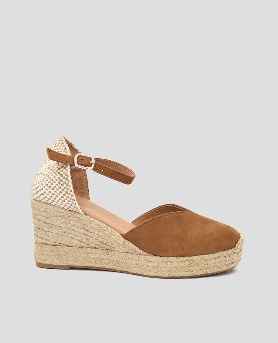 MR MAC SHOES Zapatos Mujer de Piel Genuina, Alpargatas de Cuña, 100% Piel Auténtica y Fabricados ...