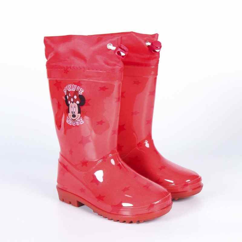 Minnie Mouse-Botas de Agua Infantiles Minnie Mouse Rojo 24 | Miravia