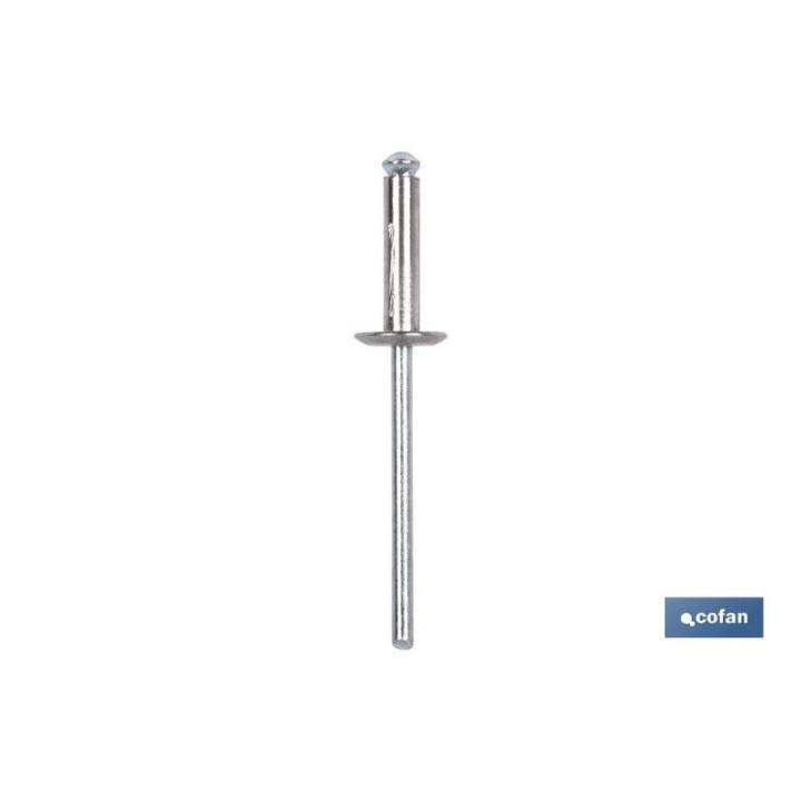 Remache flor ala ancha 4 x 16 mm caja 500 unid. | Miravia