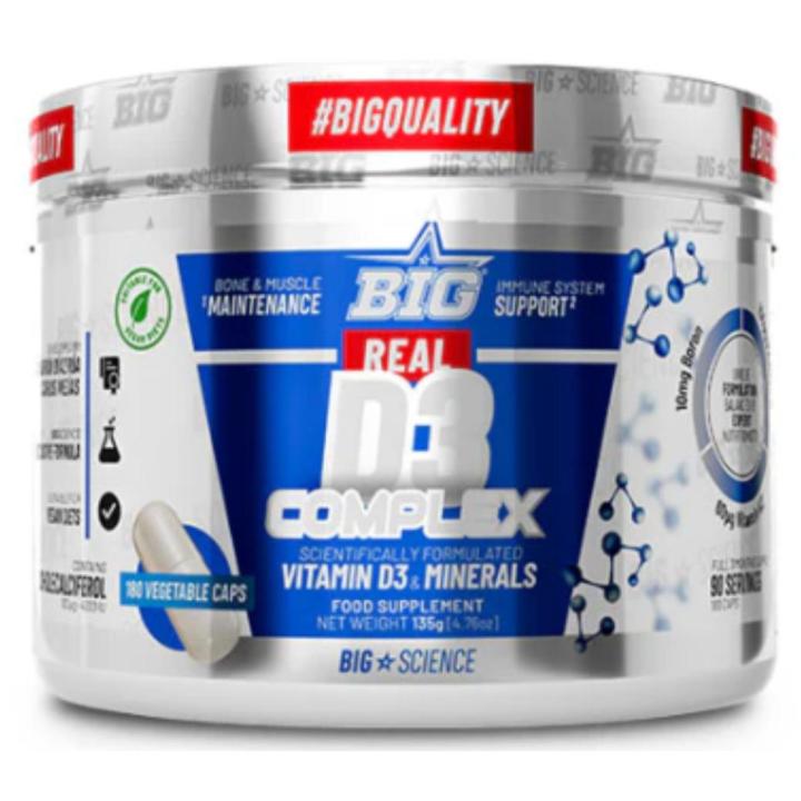 REAL D3 Complex de BIGscience es un nuevo suplemento que combina la acción conjunta del Boro y ...