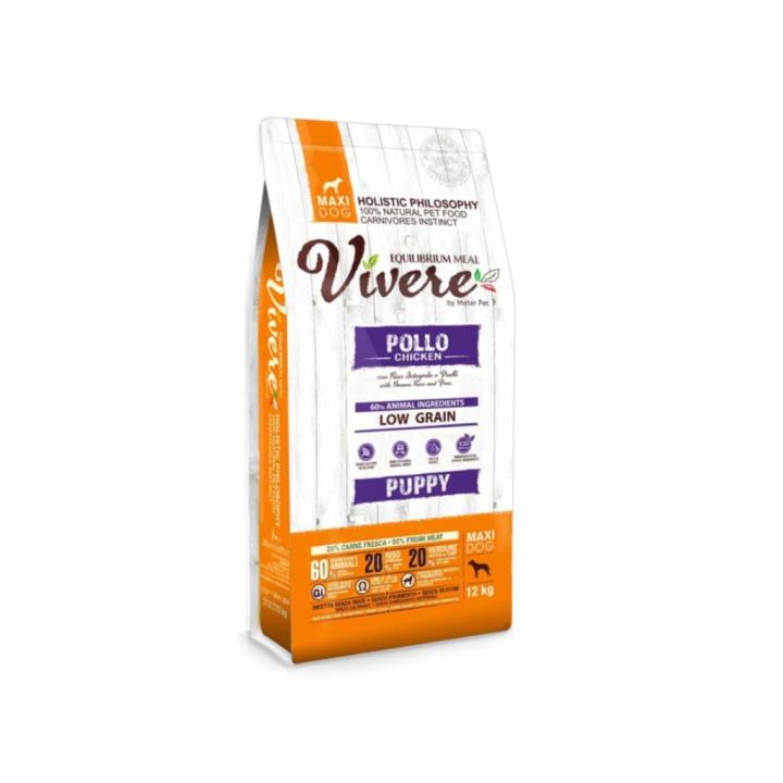 VIVERE - Puppy Chicken (12 kg) - Pienso seco bajo en cereales para ...