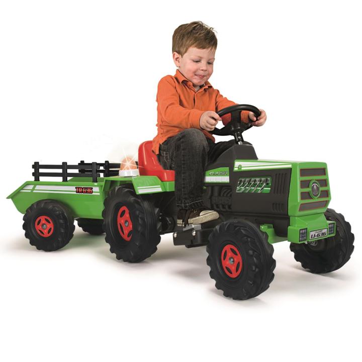 INJUSA - Tractor Basic, Tractor Eléctrico para Niños 1 a 3 Años, Batería 6V, Pedal Acelerador ...