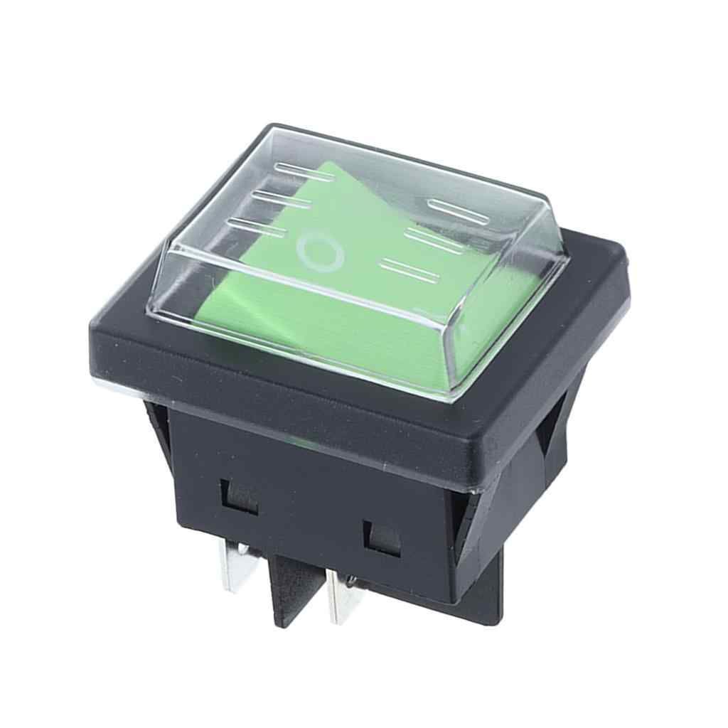 Interruptor Basculante On-off Dpst 4 Vias Impermeable Verde 16 A | Miravia