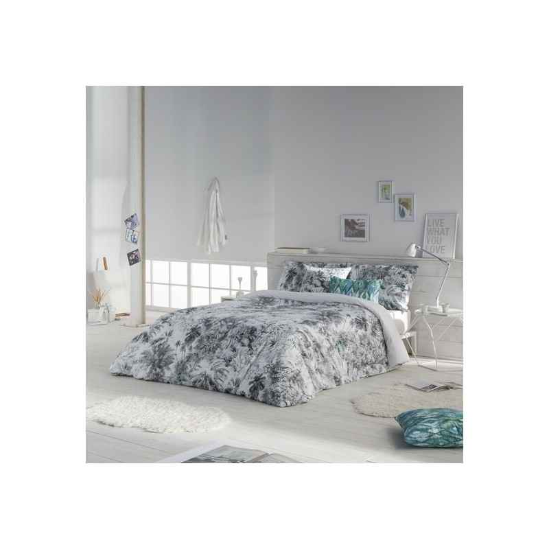 ETHERE - FUNDA NÓRDICA 140 PALM TREE GREY 200X200 Talla 200X200 | Miravia