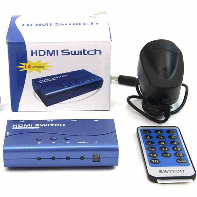 PG SWITCH 3 ENTRADAS - 1 SALIDA HDMI (IR REMOTE) | Miravia