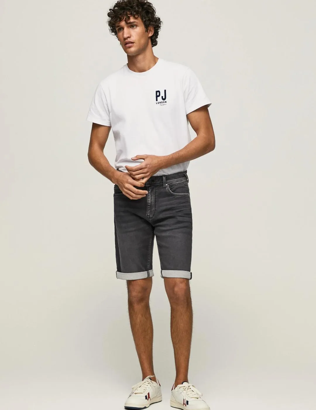 Bermuda negra denim jack fit regular hombre pepe jeans | Miravia