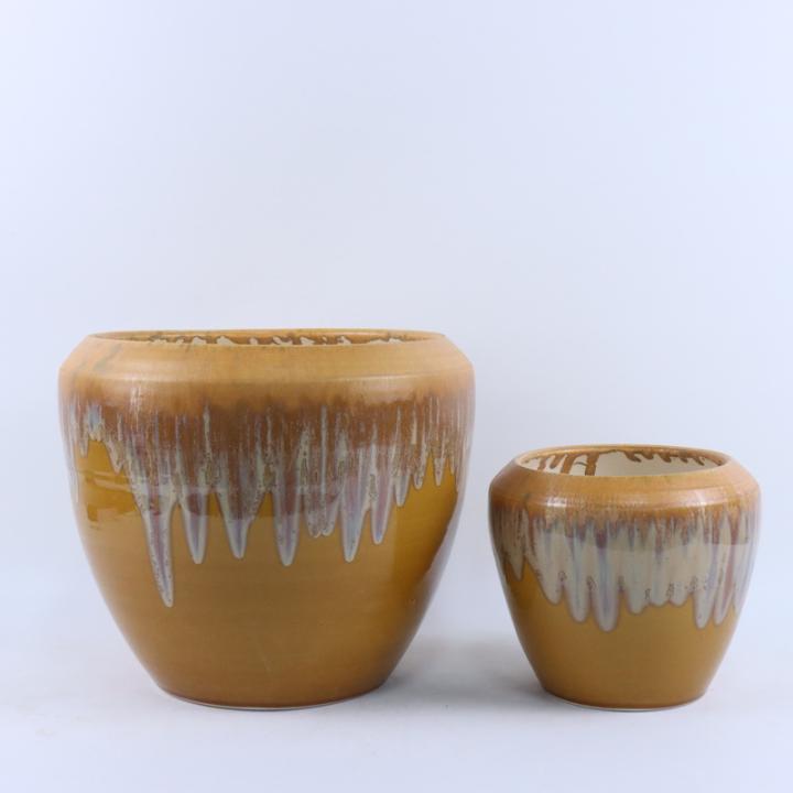 SET 2 MACETONES PORCELANA HM270000 FIJALO | Miravia