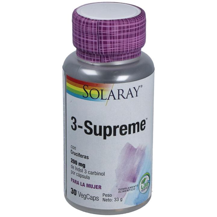 Solaray 3-Supreme 200Mg 30Cáps | Miravia