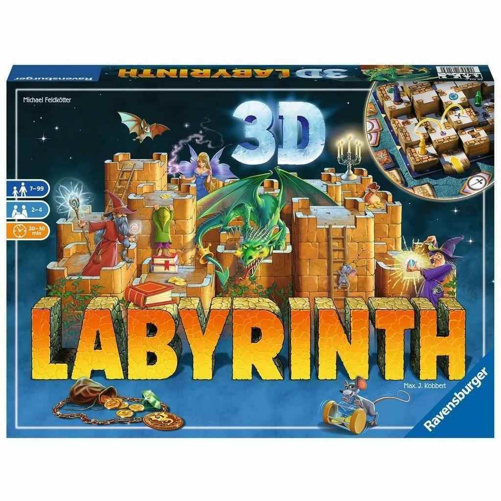 Ravensburger-3D Labyrinth family 3D, Color surtido (26113) | Miravia