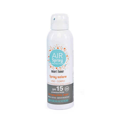Spray solar cara y cuerpo Desert Flower SPF15 150 ml | Farmaderbe | Miravia