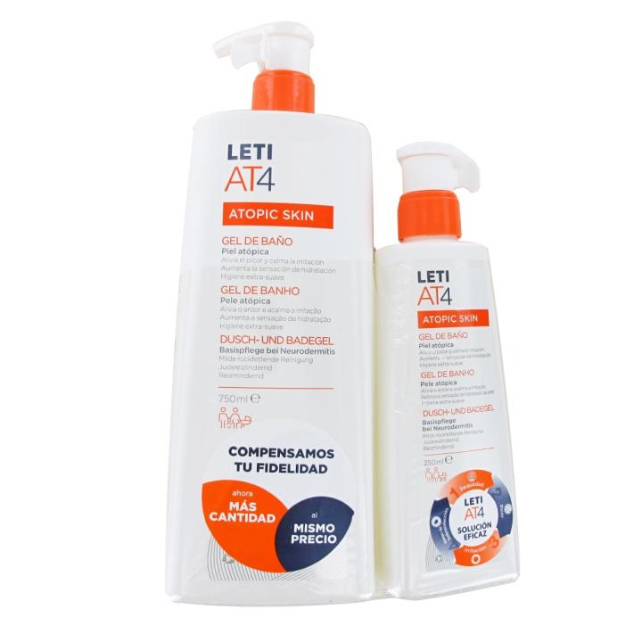Leti AT-4 gel de ba o 750 ml + Gel de Ba o 250ml | Miravia