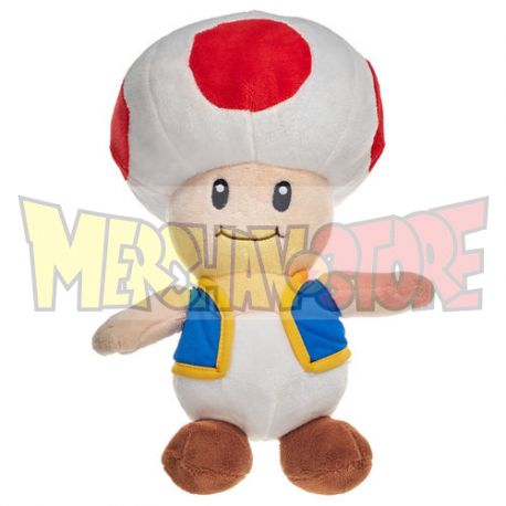 Peluche Super Mario - Toad 37cm Raíz MERCHAN-STORE Peluches | Miravia
