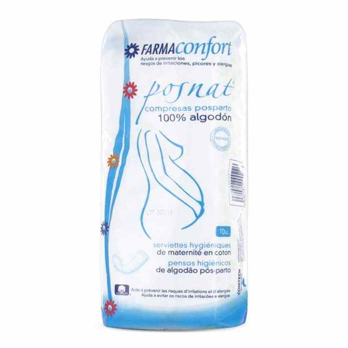 Farmaconfort Compresa Postparto Algodon | Miravia