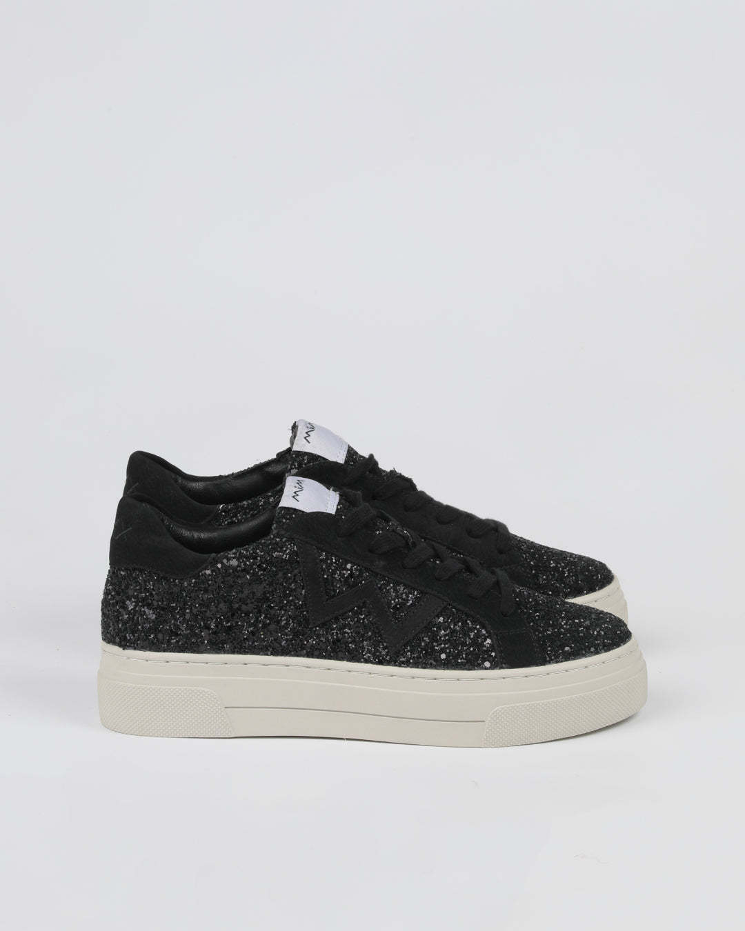 Mim Shoes Zapatilla ZELDA GLITTER ALL BLACK | Miravia