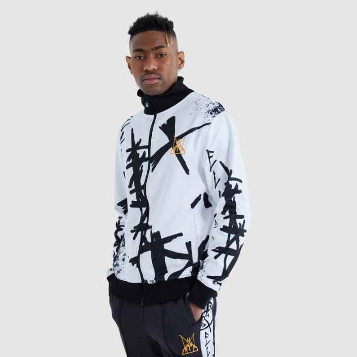 Track Top Ellesse Mjb Marc Jacques Burton Rayoc Black White | Miravia