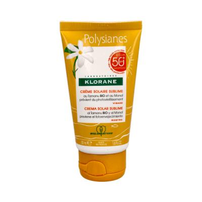 Klorane Polysianes Crema Solar Sublime SPF50+ 50ml | Miravia