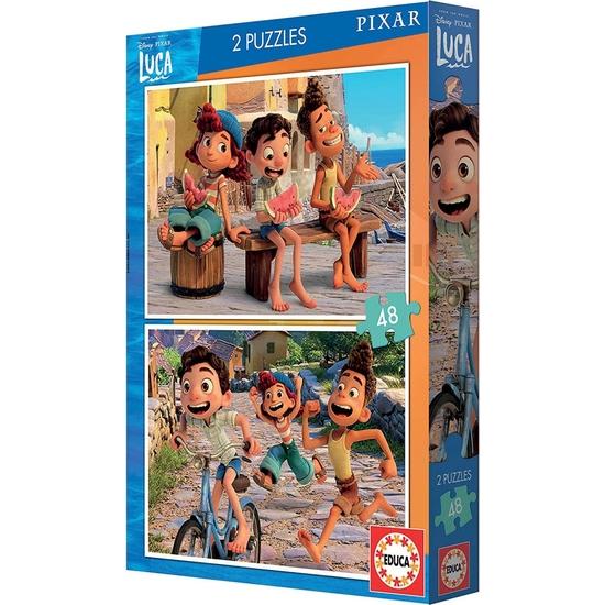 LUCA DISNEY PUZZLE 2X48 PZAS | Miravia